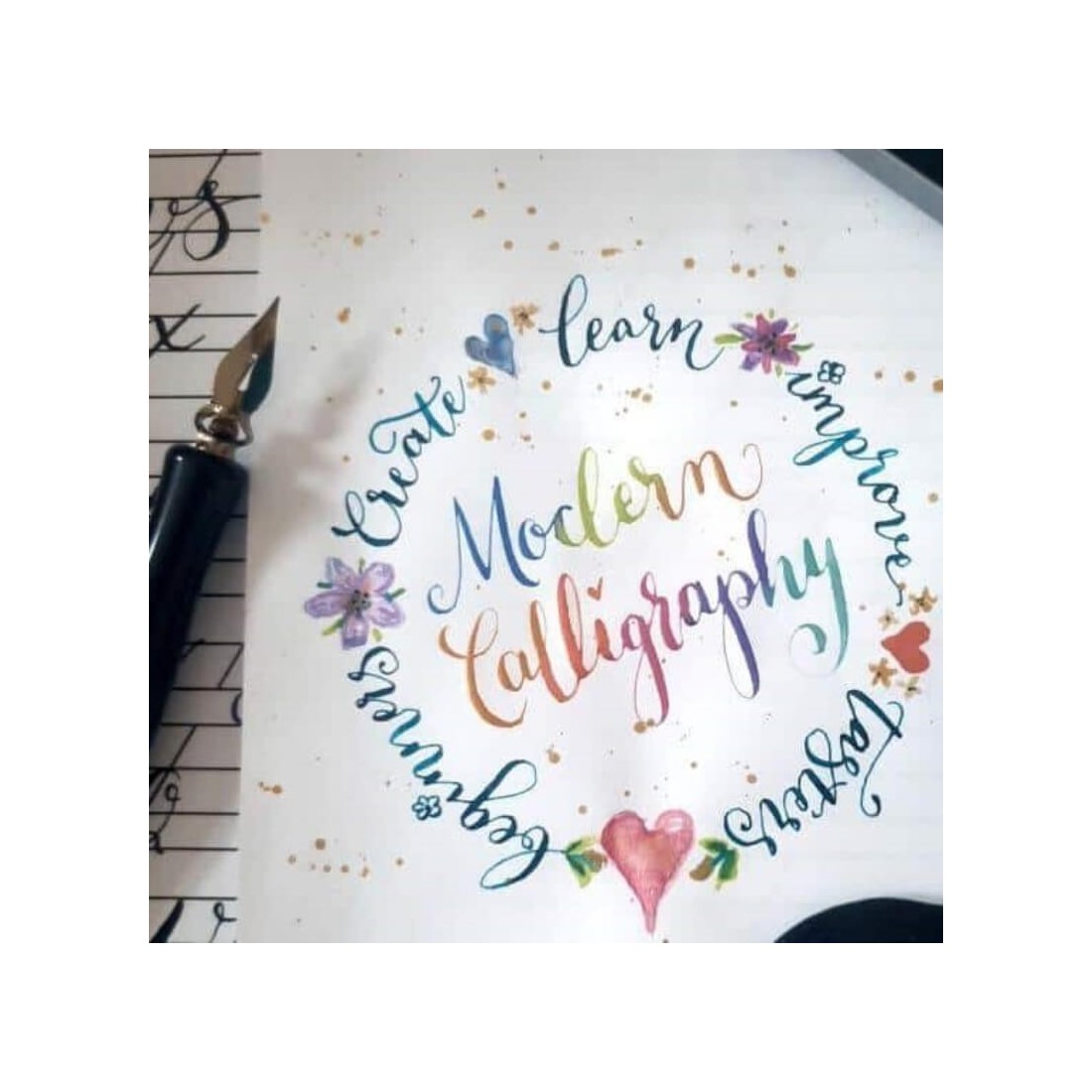 Buy 4-week online calligraphy course - october to november 2025